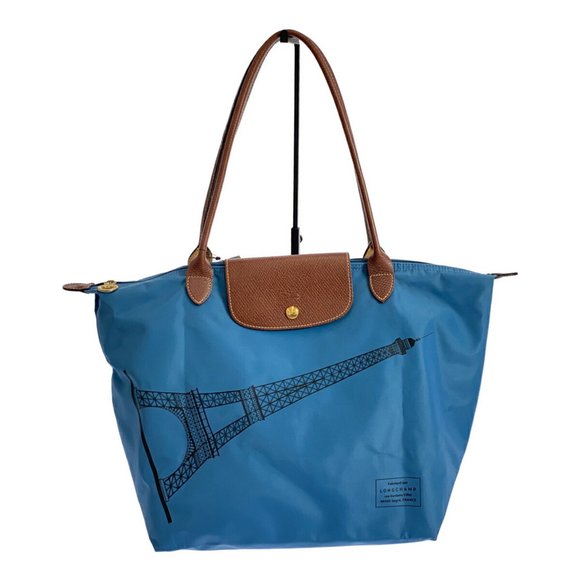 OTHERS | Bags | Longchamp Le Pliage Eiffel Tower Print Tote Bag ...